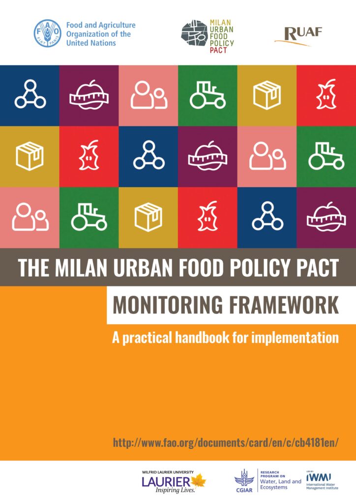 The Milan Urban Food Policy Pact (MUFPP) Monitoring Framework Handbook ...